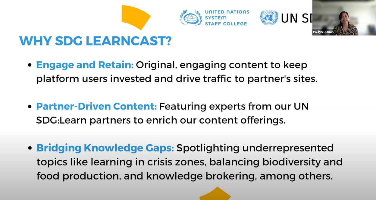 2023 HLPF Virtual Side Event "UN SDG:Learn: A One UN+ Initiative to Transform Skillsets and ...